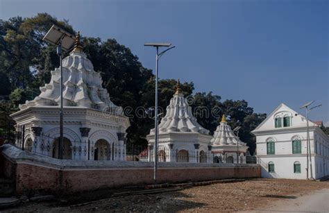 Nepal Streets And Shrines Peace And Tranquility In The Narrow Streets Of Kathmandu Stock Image