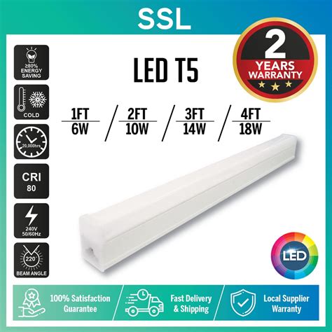 1ft 2ft 3ft 4ft Led T5 Batten Light T5 Tube Light T5 Light Drop T5