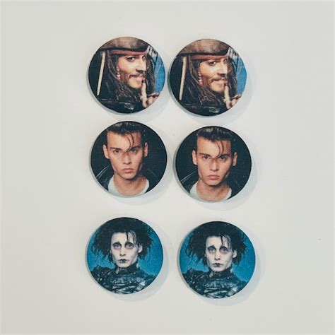 Johnny Depp Earrings Etsy