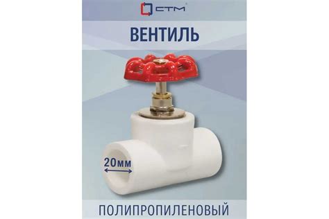 Вентиль СТМ Pp R Dn 20 ПЛАСТ Cpsv0020 выгодная цена отзывы характеристики фото купить в