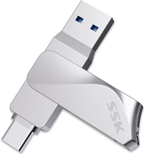 Amazon Com Ssk Gb Usb C Flash Drive Dual Drive In Otg Usb A Gen Type C Memory