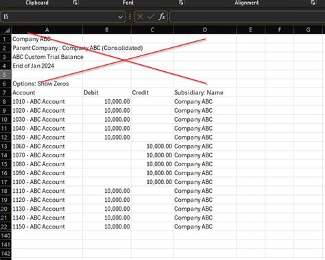 Trial Balance For Flat File Data Migrations Rnetsuite