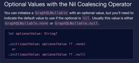 How To Initialize Graphqlnullable With Swiftoptional · Issue 2702