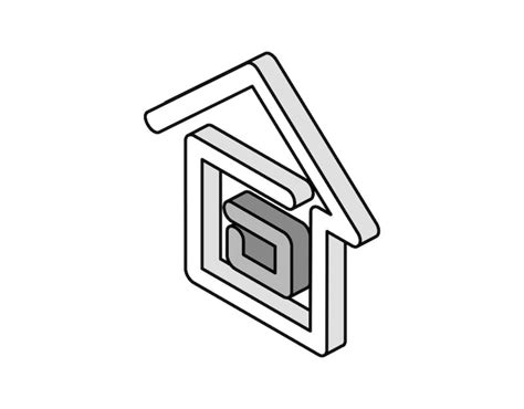 Premium Vector Home Isometric Design Icon Vector Web Illustration 3d Colorful Concept