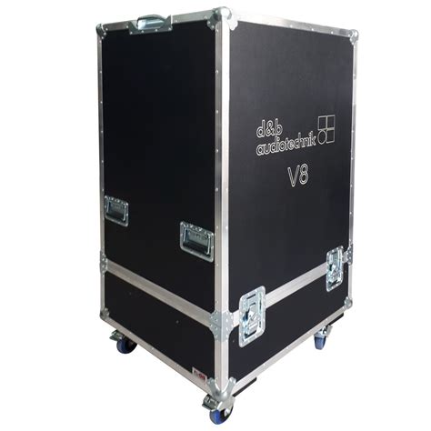 4 Speakers Line Array D B AUDIOTECHNIK V8 Roadcases