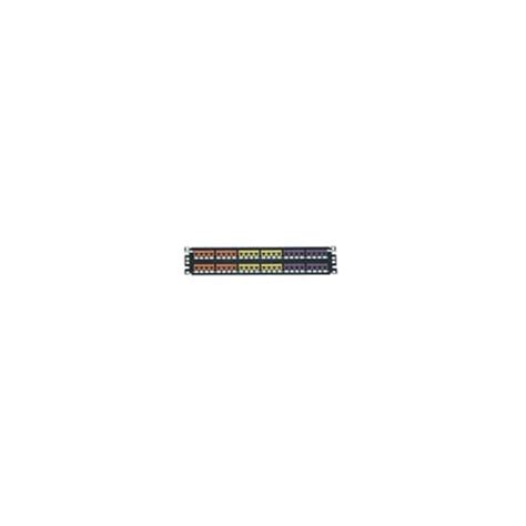 Panduit 48 PORT BLANK METAL PANEL ACCEPTS ALL MINI COM MODULES BLACK 2RMS CP48BLY Zoro