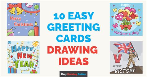 Easy Greeting Cards Drawing Tutorials
