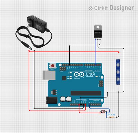 Arduino Controlled Light Sensing Led Circuit How To Guide And Editable Circuit Cirkit Designer