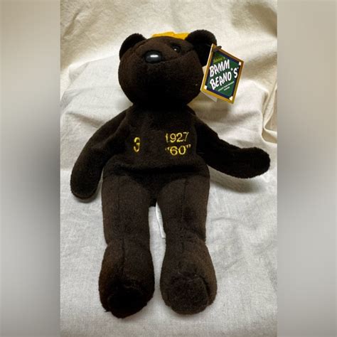 Toys Babe Ruth 3 Bam Beanos Homerun Tribute Bear Issued 1998 Poshmark