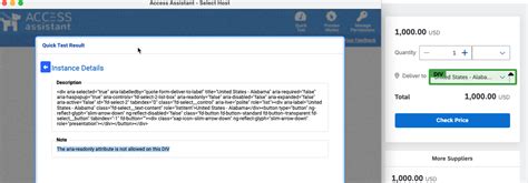 Fd Select With Role As List But With Aria Readonly And Aria Selected Is Not Allowed · Issue
