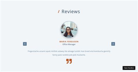 React Slider Template Codesandbox