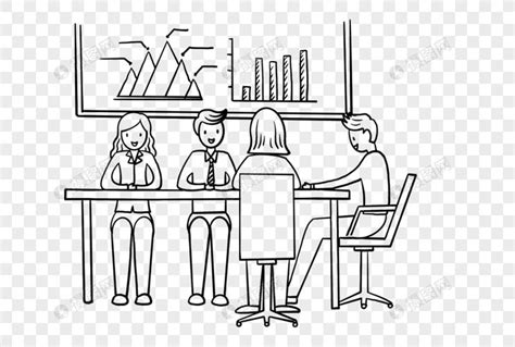 商务感的简笔画 简笔画图片大全 普车都