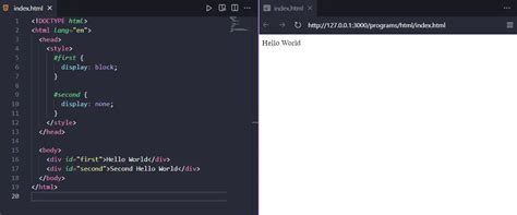 Show Hide A Div In Javascript On Button Click Codevscolor