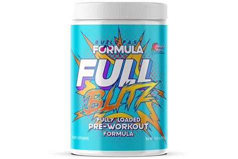 Build Fast Formula Reformulates Its Fullblitz Stimulant Pre Workout