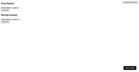 preact htm selective hydration codesandbox