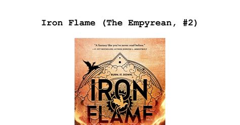 Reads Pdfkindle Iron Flame The Empyrean 2 By Rebecca Yarros