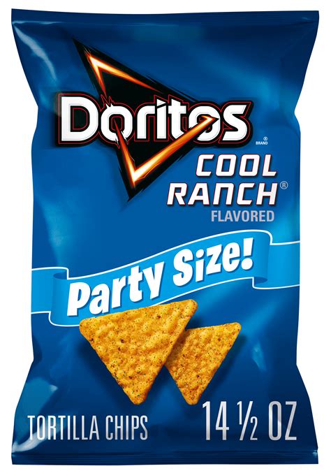 Brandclub Doritos Cool Ranch Flavored Tortilla Chips Party Size 14