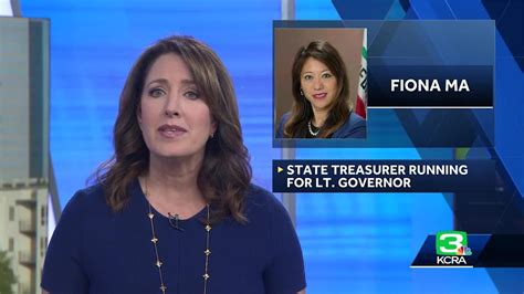 State Treasurer Fiona Ma Formally Announces Bid For Ca Lieutenant Governor