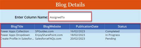 How To Hide A Column In Power Apps Data Table