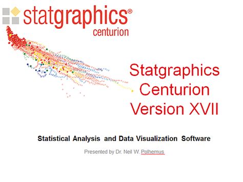 Introducing Statgraphics Centurion Version Xvii Webinar