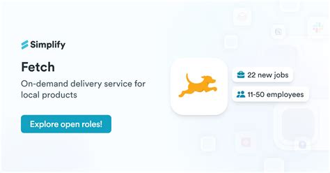 Jobs And Employment At Fetch Simplify Jobs
