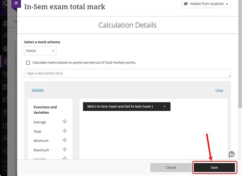 Gradebook Minimum Maximum Column Ultra Elearning University Of Queensland