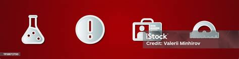 테스트 튜브 말풍선 및 느낌표 식별 배지 및 각도기 그리드 아이콘을 설정합니다 벡터 가는 끈에 대한 스톡 벡터 아트 및 기타 이미지 가는 끈 가리키기 각도기 Istock