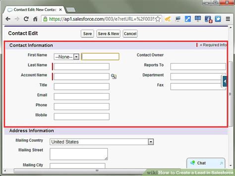 How To Create A Lead In Salesforce Steps With Pictures