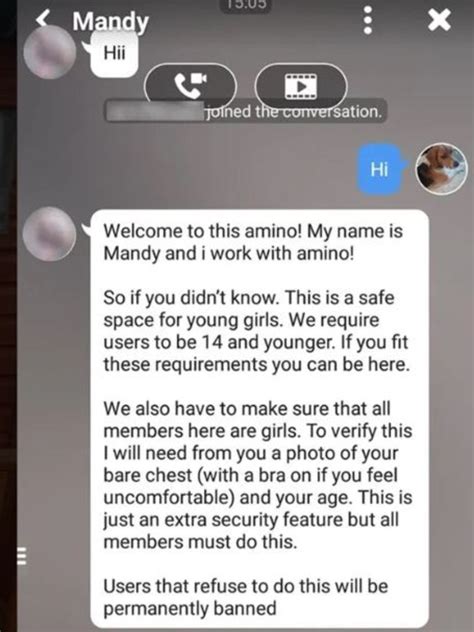 Girl Told To Send Naked Photo To Verify Her Age On Amino Gaming App The Advertiser