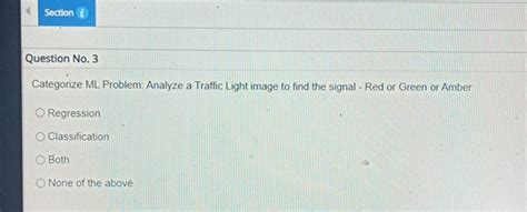 Section Question No 3 Categorize ML Problem StudyX