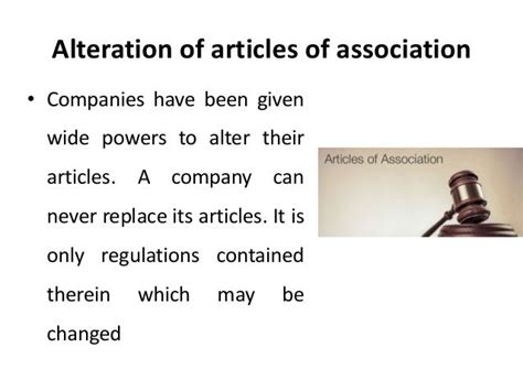 Articles Of Association Legal Environment Of Business Business La