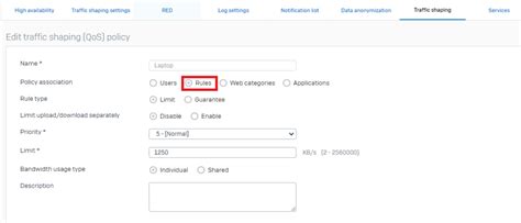 Sophos Firewall How To Configure QoS And Understanding The Conceptual Difference Between The