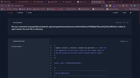 Deployment How Do I Fix Fileputcontents Error In Laravel Stack Overflow