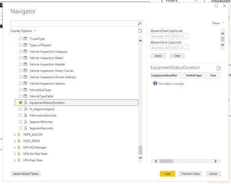 Solved Importing Table Valued Function In Sql To Power Bi Microsoft Fabric Community