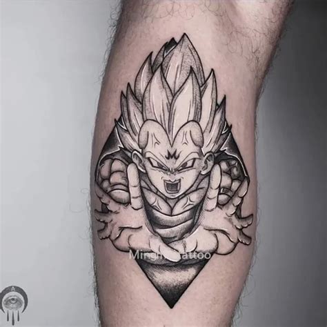 Majin Vegeta Tattoo Design