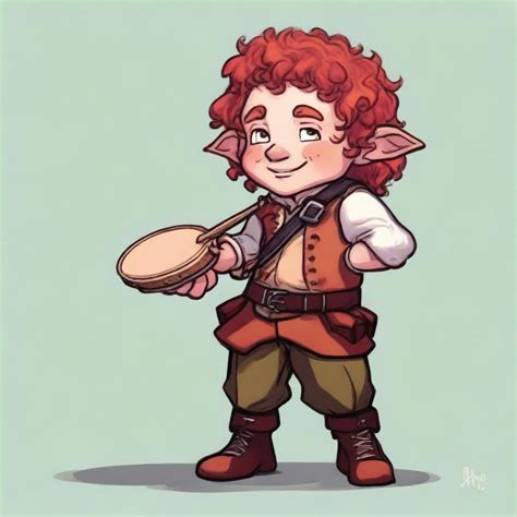 Meet The Curly Red Haired Halfling