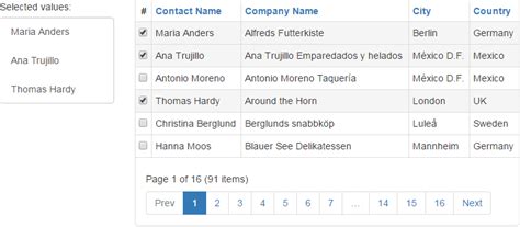 Selection ASP NET Bootstrap Controls DevExpress Documentation