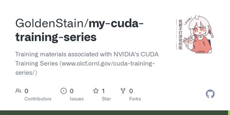 Github Goldenstainmy Cuda Training Series Training Materials Associated With Nvidias Cuda