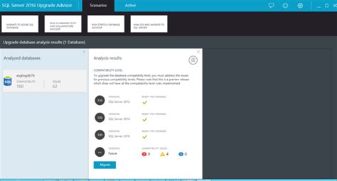 Using Sql Server 2016 Upgrade Advisor Coding Sight