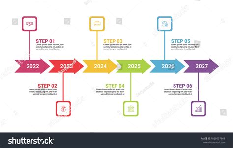 Sex Steps Vector Timeline Arrow Infographics Stock Vector Royalty Free