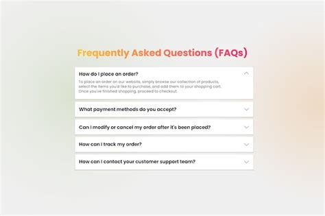 Premium Vector Frequently Asked Questions Modern Ui Design