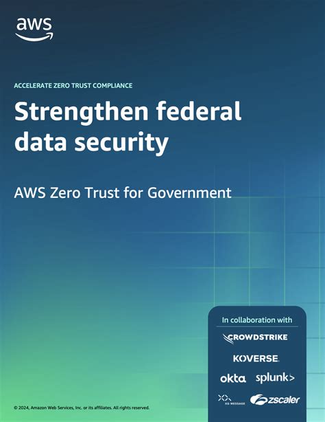 Strengthen Data Security Aws Zero Trust For Government