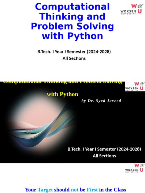 Ctps Unit I Updated Pdf Algorithms Computer Programming