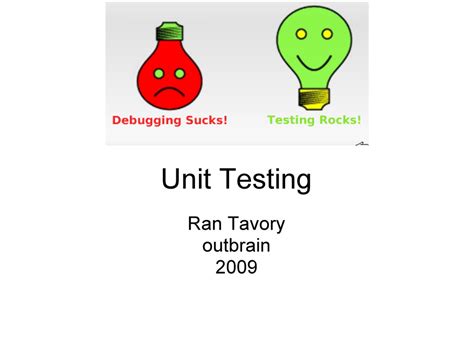 Unit Testing Speaker Deck