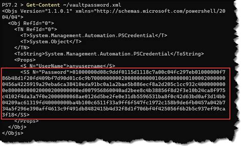 Powershell Encrypt Password Command Via Secret Management Module