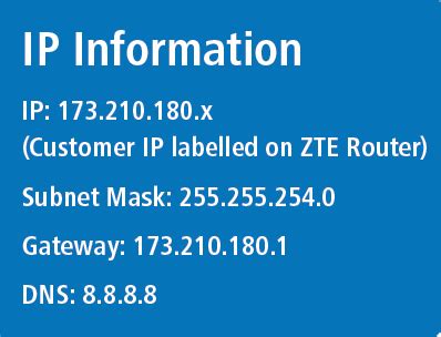Installing Your Static IP Xplore Business