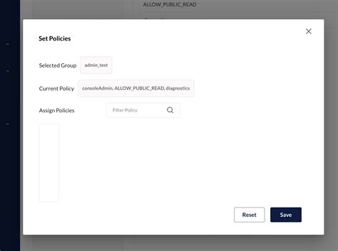 css issue identity groups set policies · issue 1791 · minio console