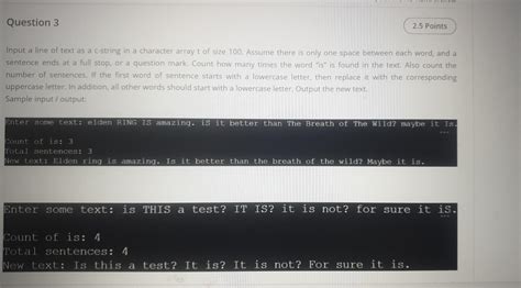Solved Input A Line Of Text As A C String In A Character