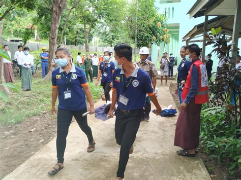 ငလျင်ဘေးနှင့်သဘာဝဘေးအန္တရာယ်ဆိုင်ရာ သဏ္ဍာန်တူဇာတ်တိုက်လေ့ကျင့် Information And Public