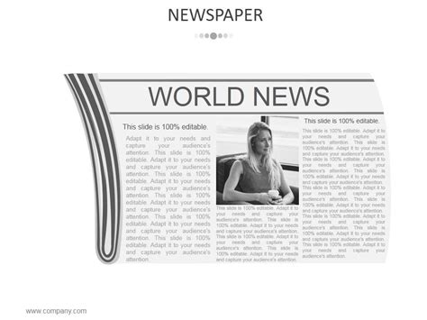 Newspaper Ppt Powerpoint Presentation Summary Example
